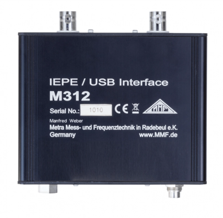 M312B - USB Data Acquisition System - 2 IEPE channels