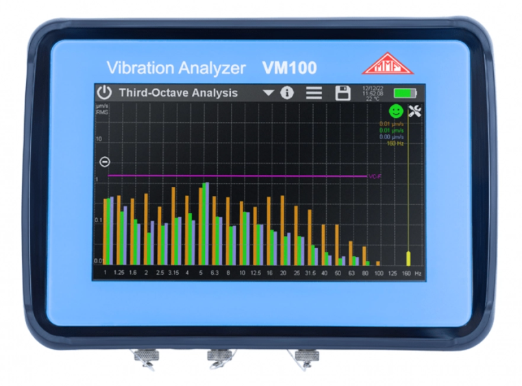 VM100 -Analyseur de vibrations portable - 3 à 9 voies IEPE