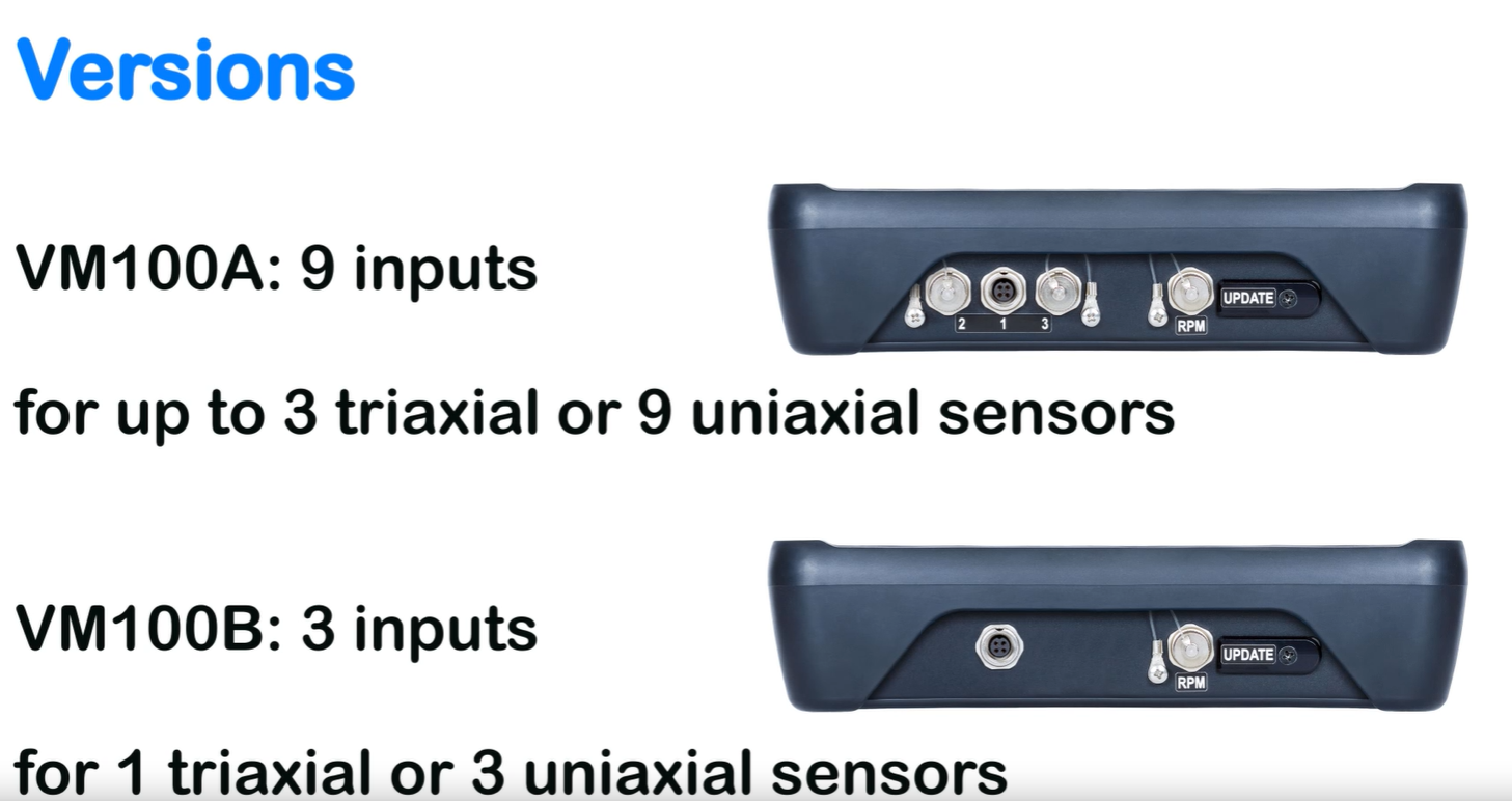 VM100 -Analyseur de vibrations portable - 3 à 9 voies IEPE